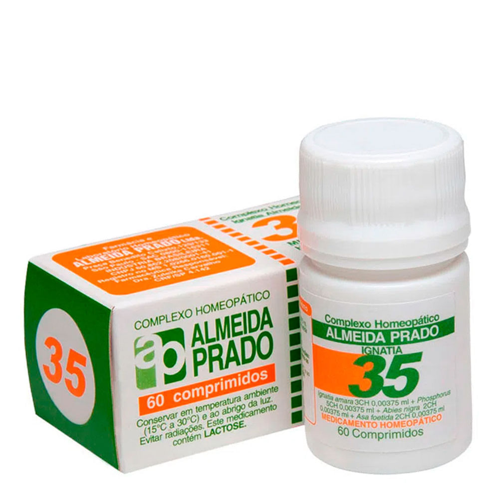 Complexo Homeopático 35 Almeida Prado com 60 comprimidos - Nivele ...