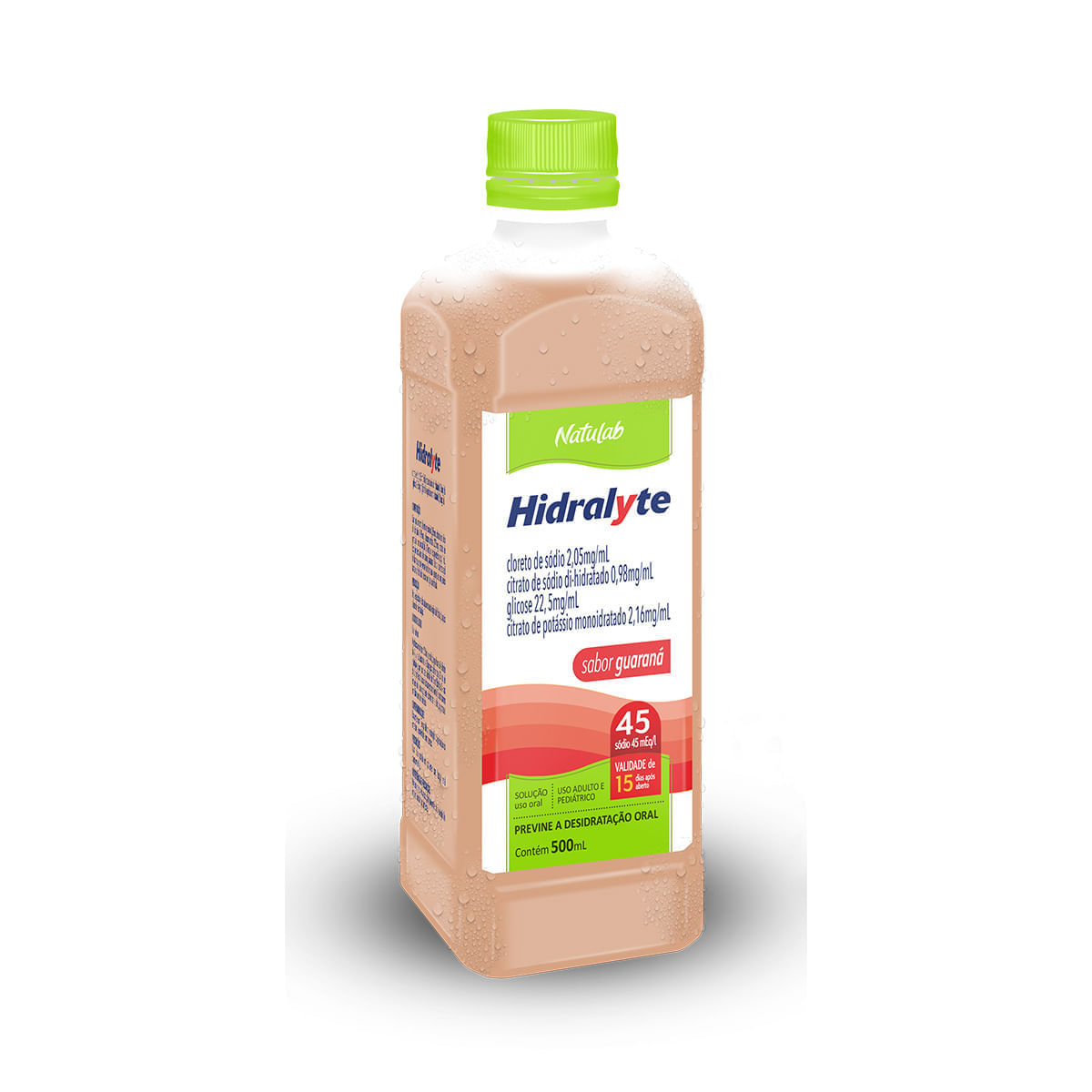 Hidralyte 45 Natulab Sabor Guaraná 500ml - Nivele | MarketPlace de ...