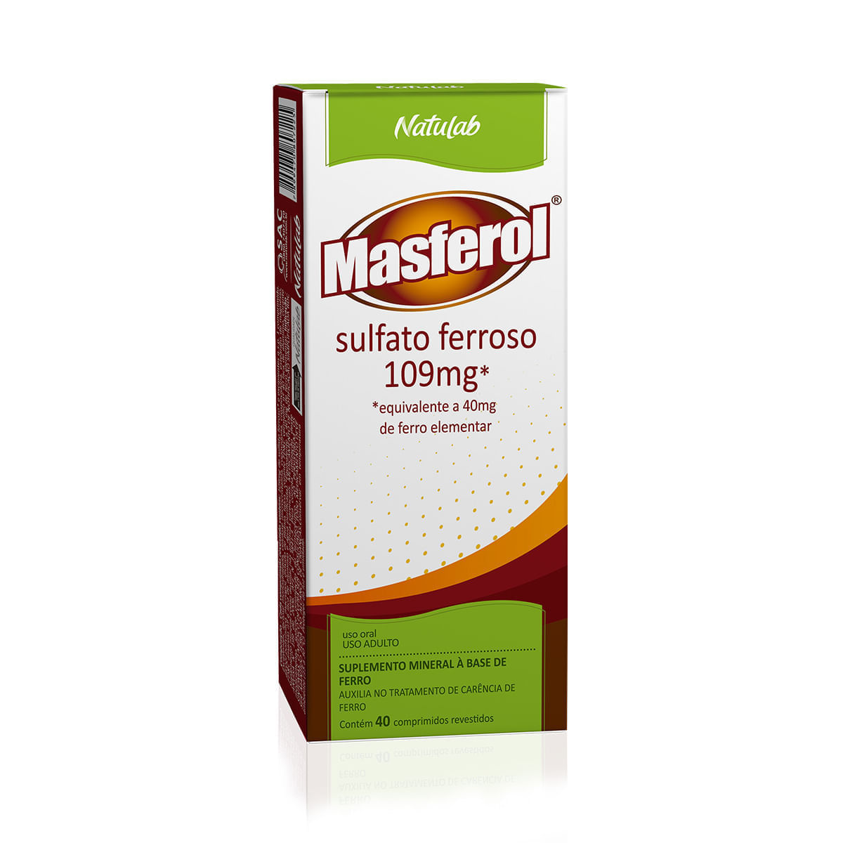 Masferol Natulab 109mg com 40 comprimidos revestidos - Nivele ...
