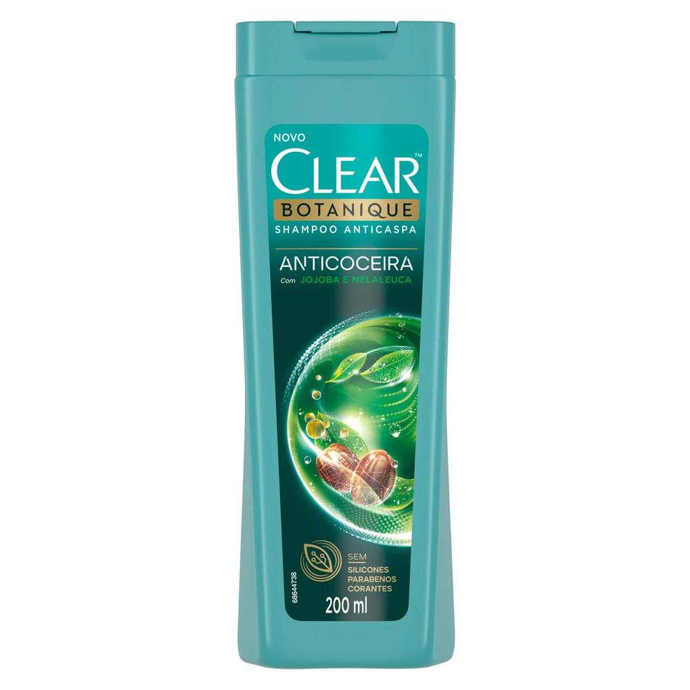 Shampoo Anticaspa Clear Botanique Anticoceira Jojoba e Melaleuca 200ml ...