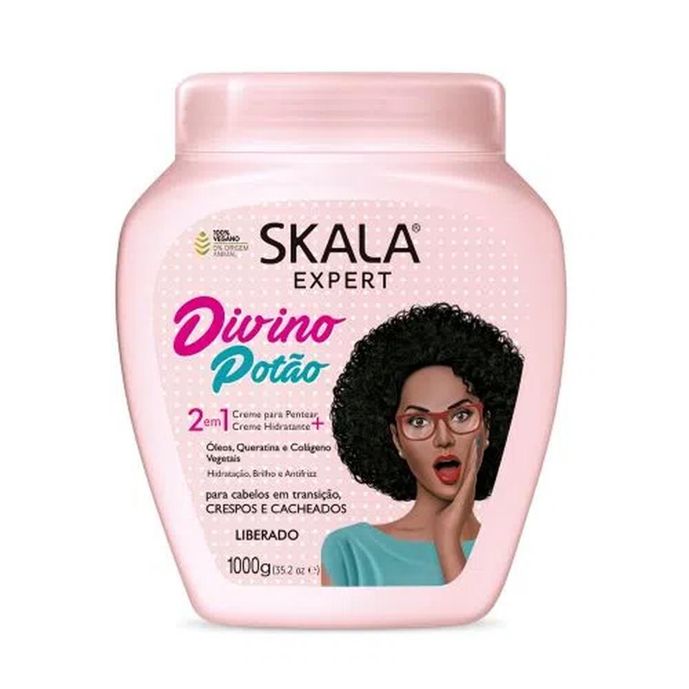 Creme Hidratante para Cabelos Skala Divino Potão 2 em 1 1kg - Nivele ...